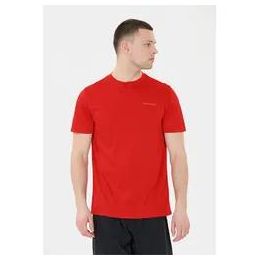 Funktionsshirt Endurance "Vernon", Herren, Gr. 4XL, rot, 100% Polyester, unifarben, normal, Rundhals, Shirts Funktionsshirt, im funktionalen Design mit Quick Dry-Funktion