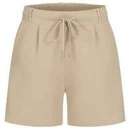 Shorts CLOUD 5IVE "CLOUD 5IVE Shorts mit Tunnelzug und 2-Pockets", Damen, Gr. XXL, US-Gr&ouml;&szlig;en, beige, 90% Lyocell, 10% Polyester, unifarben, normal, Hosen Shorts