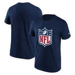 T-Shirt Fanatics "Fanatics T-Shirt NFL Primary Logo", Damen, Gr. M, blau, 100% Baumwolle, Shirts T-Shirt