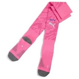 Fu&szlig;ball Stutzenstr&uuml;mpfe Puma "Manchester City 25/26 Torwartsocken Herren", Herren, Gr. 7-9, rosa (fluro pink pes orchid shadow), 81% Polyester, 10% Baumwolle, 7% Polyamid, 2% Elasthan, Socken