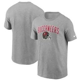 T-Shirt Nike "Nike T-Shirt Tampa Bay Buccaneers Nike Essential Team", Damen, Gr. L, grau, 80% Baumwolle, 20% Polyester, Shirts T-Shirt