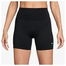 Trainingstights Nike "W NK DF ONE HR 5IN SHORT USEAM", Damen, Gr. XS, N-Gr, schwarz, wei&szlig;, Obermaterial: 80% Polyester, 20% Elasthan, Hosen, atmungsaktiv, schnell trocknend, sportlicher Stil