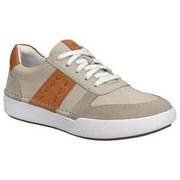Sneaker Josef Seibel "Claire 27, sand-kombi", Herren, Gr. 39, beige (sand, kombi), Obermaterial: 100% Rindsleder Leather cow., Schuhe Sneaker