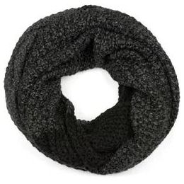 Strickschal styleBREAKER "2-Farbiges Ombr&eacute; Strick Loop", Damen, schwarz (schwarz, dunkelgrau), Obermaterial: 85% Polyacryl PAN. 15% Polyamid PA., Modisch, Modet&uuml;cher