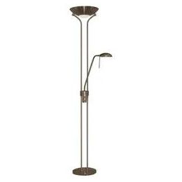 Searchlight Stehlampe "Mother and Child Stehleuchte - Antikes Messing und Glas", antik, messingfarben, H: 180cm, 1 Stk., Leuchten, Stehlampe