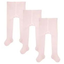 Strumpfhose Camano "Strumpfhose 3er Pack", Jungen, Gr. 74/80, rosa (ros&eacute;), 75% Baumwolle, 22% Polyamid, 3% Elasthan, Strumpfhosen Strumpfhose