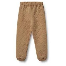 Stoffhose Wheat "Wheat Thermo Pants Alex", M&auml;dchen, Gr. 128, Normalgr&ouml;&szlig;en, hazel, 100% Polyester (Recycelt), unifarben, normal, Hosen Stoffhose