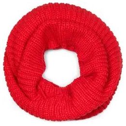 Strickschal styleBREAKER "Unifarbener Feinstrick Loop", Damen, rot, Obermaterial: 100% Polyacryl PAN., Modisch, Modet&uuml;cher