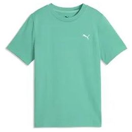 T-Shirt Puma "WARDROBE ESS T-Shirt Jungen", Jungen, Gr. 176, vibrant gr&uuml;n, Obermaterial: 100% Baumwolle. Rippe: 80% Baumwolle, 20% Polyester, regular fit, Rundhals, Shirts T-Shirt