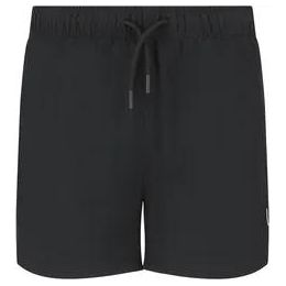 Badeshorts NOU "Eyemouth jr. V2", Kinder, Gr. 176, EURO-Gr&ouml;&szlig;en, schwarz, 100% Polyamid, Badehosen Badeshorts, mit integrierter Innenhose