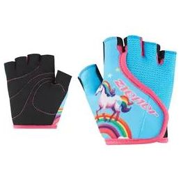 Fahrradhandschuhe Ziener "CLAUDI-Z", Kinder, Gr. M, aqua blau, Materialmix, Handschuhe