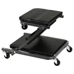 Rollbrett APA "Montage Rollbrett/Hocker", schwarz, B:41cm H:12cm L:94cm, Kunstleder, Stahl, Rollbretter