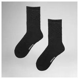 Socken Hudson "Socke Palm", Damen, Gr. 35-38, schwarz (schwarz 0005), Obermaterial: 82% Baumwolle CO. 15% Polyamid PA. 3% Elasthan EL., Socken Socken