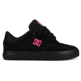 Sneaker DC Shoes "Onyx", Damen, Gr. 11(43), schwarz, schwarz, pink, Obermaterial:89, 4% Leder, 1, 8% Synthetik, 8, 8% Microfaser;, Schuhe Sneaker