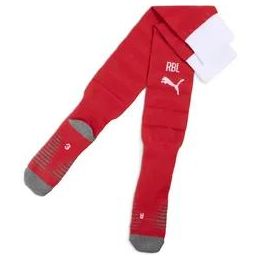 Fu&szlig;ball Stutzenstr&uuml;mpfe Puma "RB Leipzig 25/26 Socken Herren", Herren, Gr. 3.5-6, wei&szlig; (for all time rot wei&szlig;), 60% Polyester, 25% Polyamid, 13% Baumwolle, 2% Elasthan, Socken