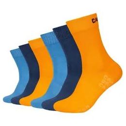 Socken CAMP DAVID "6er Pack", Damen, Gr. 39-42, paris blau, 80% Baumwolle, 18% Polyamid, 2% Elasthan, uni, Socken Socken