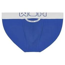String WOH "String Sexy Fun Tanga-Slip 1er Pack", Damen, Gr. M, blau, Obermaterial: 95% Baumwolle CO. 5% Elasthan EL., Unterhosen String