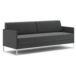 Schlafsofa HESTB&AElig;K "Hestb&aelig;k 33 3-Sitzer mit Klappfunktion", deep grau, B:208cm H:79cm T:82cm, 100% Polyester, Sofas, Schlafsofa, Umklappbar, Querschl&auml;fer, sehr komfortabel, Stauraum