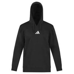 Kapuzensweatshirt Adidas PERFORMANCE "Adidas Community Hoody BOXING" Gr. S, schwarz, wei&szlig;, Sweatshirts, Damen, S, Obermaterial: 80% Baumwolle, 20% Polyester