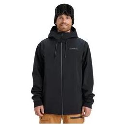Snowboardjacke Quiksilver "Live For The Dream", Herren, Gr. XL, schwarz, Obermaterial: 63% Microfaser, 37% Microfaser;, Jacken Snowboardjacke