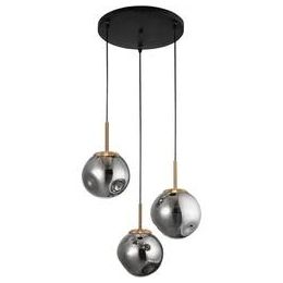 NOVA LUCE H&auml;ngeleuchten "SPADA", gold (goldfarben), 3, &Oslash; 40cm H: 180cm, 1 Stk., Leuchten, Ohne Beleuchtung