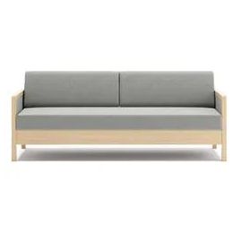 Schlafsofa HESTB&AElig;K "Hestb&aelig;k 168 3-Sitzer mit Klappfunktion", slate grau, B:210cm H:79cm T:81cm, 100% Polyester, Sofas, Schlafsofa, Umklappbar, Querschl&auml;fer, sehr komfortabel, Stauraum