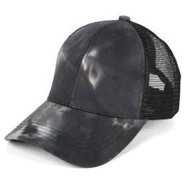 styleBREAKER "Ponytail Baseball Cap Batik mit Mesh Einsatz" 1 Stk.
