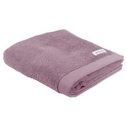 Handtuch Tom Tailor "Handtuch Color Bath Towel 1er Pack" Gr. M, lila (mauve), B:50cm, Obermaterial: 100% Baumwolle CO., Handt&uuml;cher