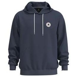 Kapuzensweatshirt Converse "CHUCK PATCH HOODIE", Herren, Gr. XXL, navy, Obermaterial: 80% Baumwolle, 20% Polyester, Sweatshirts, mit Kapuze, sportlicher Stil, f&uuml;r aktive Freizeitgestaltung