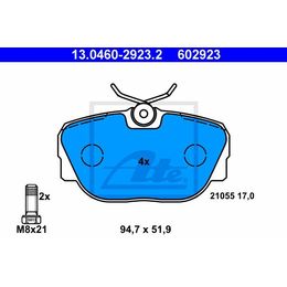ATE Bremsensatz-Vorn und hinten SG00000DCK Bremsensatz, Scheibenbremse vorne rechts links voll 262mm f&uuml;r MERCEDES-BENZ A0004200120 A0014209620 A201423