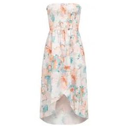 Shirtkleid CLOUD 5IVE "CLOUD 5IVE Bandeau Kleid in Wrap Look und AOP Blumen Print", Damen, Gr. S, US-Gr&ouml;&szlig;en, gr&uuml;n, 95% Polyester, 5% Elasthan, normal, Kleider Shirtkleid