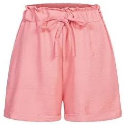 Shorts CLOUD 5IVE "CLOUD 5IVE Musselin Short mit Umschlag und 2-Pockets", Damen, Gr. XL, US-Gr&ouml;&szlig;en, oldrose, 95% Polyester, 5% Elasthan, unifarben, normal, Hosen Shorts