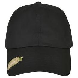 Snapback Cap Flexfit "Flexfit Unisex Recycled Polyester Dad Cap", Herren, Gr. onesize, schwarz, 100% Polyester (Recycelt), unifarben, Caps