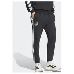 Trainingshose Adidas PERFORMANCE "DEUTSCHLAND DNA", Herren, Gr. L, N-Gr, schwarz, normal, gr., Obermaterial: 55% Baumwolle, 36% Polyester, 9% Viskose, Hosen Trainingshose