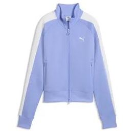 Trainingsjacke Puma "T7 ALWAYS ON Kurze Trainingsjacke Damen", Damen, Gr. L, intense lavender lila, Obermaterial: 67% Polyester, 33% Baumwolle. Taschenfutter: 100% Baumwolle. Rippe: 93% Polyester, 7% Elasthan, Jacken Trainingsjacke
