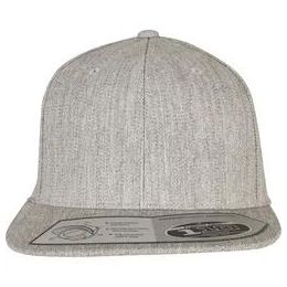Flex Cap Flexfit "Flexfit Unisex 110 Fitted Snapback", Herren, Gr. onesize, erdgrau, 83% Polyacryl, 15% Wolle, 2% Elasthan, unifarben, Caps