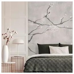 Fototapete Art for the home "Chinese Blossom", beige, B:3m L:2,8m, Vlies, Tapeten, Design Tapeten