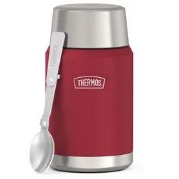 Thermobeh&auml;lter Thermos "ICON FOOD JAR, Thermobeh&auml;lter f&uuml;r Essen, sp&uuml;lmaschinenfest", berry mat, H:18,43cm, Lebensmittelaufbewahrungsbeh&auml;lter, 0,71l, 10h hei&szlig; & 24h kalt, dicht & auslaufsicher, mit L&ouml;ffel