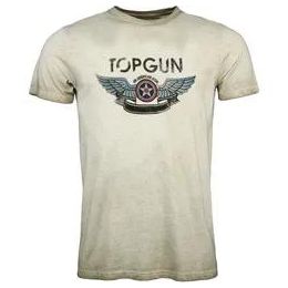 T-Shirt Top Gun "Construction TG20191039", Herren, Gr. 54XL, gr&uuml;n (olive), Obermaterial: 100% Baumwolle, Shirts T-Shirt