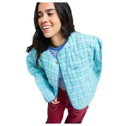Outdoorjacke Roxy "Seaside Resort", Damen, Gr. M, airy blau as if plaid, Obermaterial: 100% Viskose;, Jacken Outdoorjacke