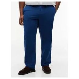 Tommy Hilfiger Big & Tall Chinohose "BT-CORE DENTON ESSENTIAL TWILL", Damen, Gr. 40, L&auml;nge 32, blau jean, Twill, Obermaterial: 97% Baumwolle, 3% Elasthan, TOMMY HILFIGER BIG & TALL, straight fit lang, Hosen Chinohose, Gro&szlig;e Gr&ouml;&szlig;en