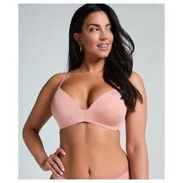 Hunkem&ouml;ller B&uuml;gelloser BH HUNKEM&Ouml;LLER "Vorgeformter BH ohne B&uuml;gel Mona", Damen, Gr. 80B, Cup B, rosa, 60% Polyamid, 24% Polyester, 16% Elasthan, BHs