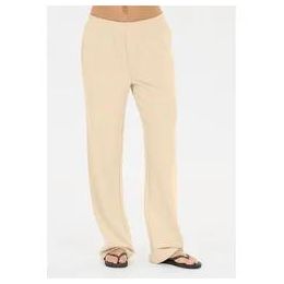 ENDURANCE ATHLECIA Sweathose ATHLECIA "Crecy", Damen, Gr. 40, EURO-Gr&ouml;&szlig;en, beige, 50% Baumwolle, 48% Polyester, 2% Elasthan, unifarben, lang, Hosen Sweathose, Mit atmungsaktivem Tragekomfort