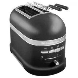KitchenAid Toaster "5KMT2204EBK Gusseisen Schwarz", gusseisen schwarz, B:18cm H:22,5cm T:33cm, Toaster, mit Sandwichzange