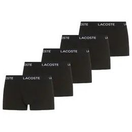 Trunk Lacoste, Damen, Gr. L, schwarz, Jersey, Obermaterial: 95% Baumwolle, 5% Elasthan, unifarben, figurbetont, Unterhosen, mit Lacoste-Schriftzug am Bund