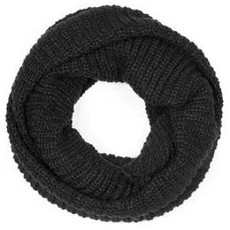 Strickschal styleBREAKER "Unifarbener Feinstrick Loop", Damen, schwarz, Obermaterial: 100% Polyacryl PAN., Modisch, Modet&uuml;cher