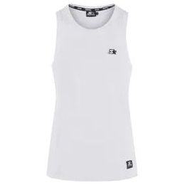 Tanktop STARTER Black Label "Starter Black Label Starter Rib Tank Top", Herren, Gr. S, wei&szlig;, 95% Baumwolle, 5% Elasthan, normal, Tops Tanktop