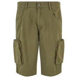 Cargoshorts Urban Classics "Urban Classics Herren Baggy Cargo Shorts", Herren, Gr. 31, Normalgr&ouml;&szlig;en, khaki, 100% Baumwolle, unifarben, normal, Hosen