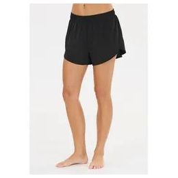 ENDURANCE ATHLECIA Shorts ATHLECIA "Lundvik", Damen, Gr. 42, EURO-Gr&ouml;&szlig;en, schwarz, 90% Polyester, 10% Elasthan, unifarben, Hosen Shorts, atmungsaktiv