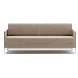 Schlafsofa HESTB&AElig;K "Hestb&aelig;k 415 3-Sitzer mit Klappfunktion", antelope, B:208cm H:79cm T:82cm, 100% Polyester, Sofas, Schlafsofa, Umklappbar, Querschl&auml;fer, sehr komfortabel, Stauraum